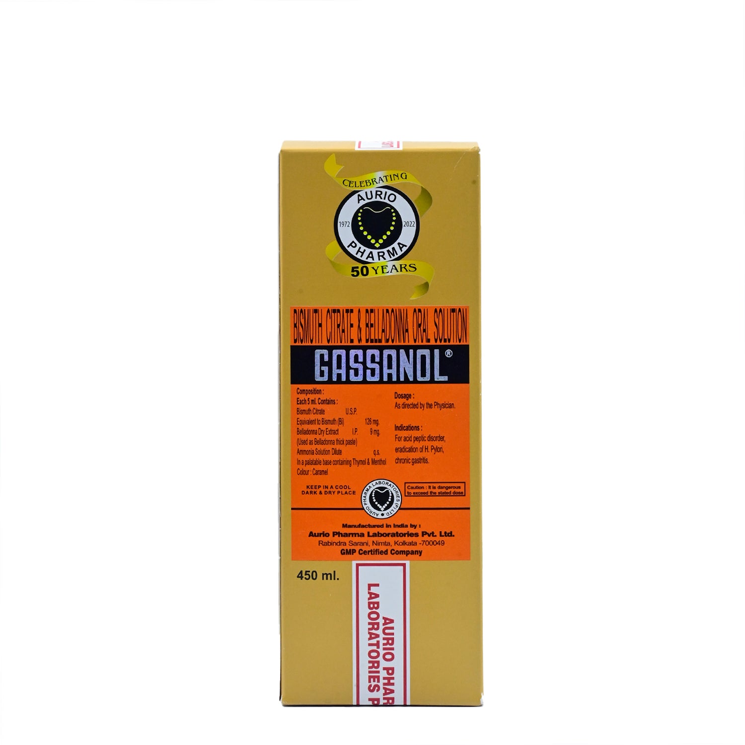 GASSANOL 450ml – Aurio Pharma Laboratories Pvt. Ltd.